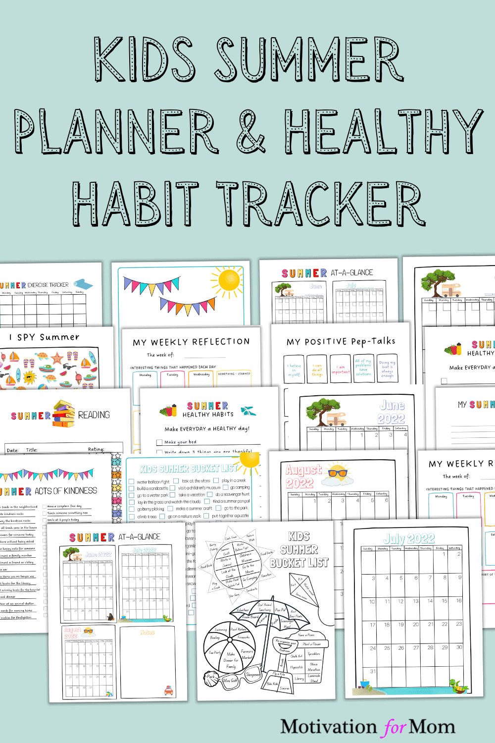 The Ultimate Kids Summer Planner – Motivation for Mom