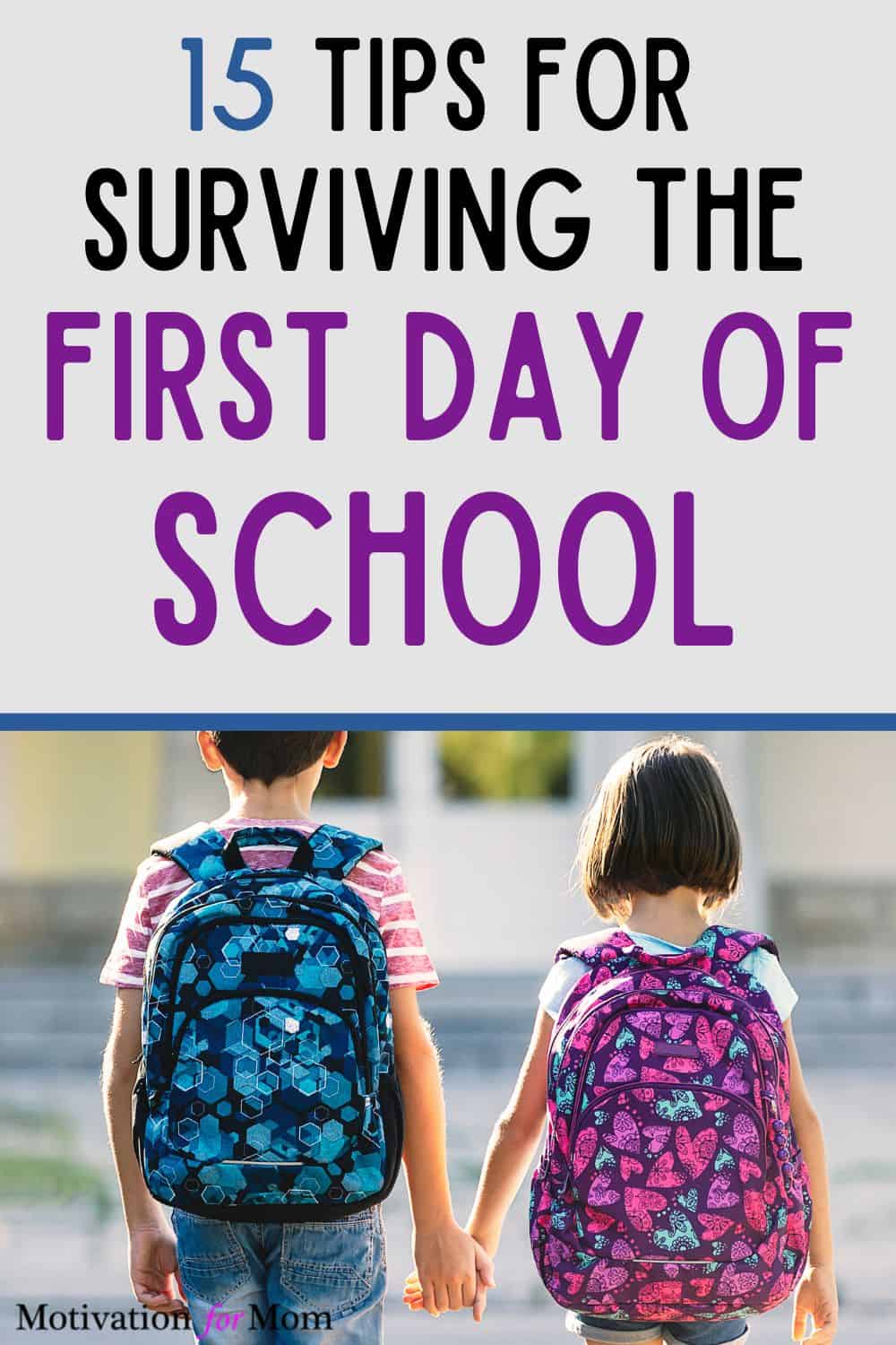 First Day of School: 15 Mental Health Tips for Adults & Children ...