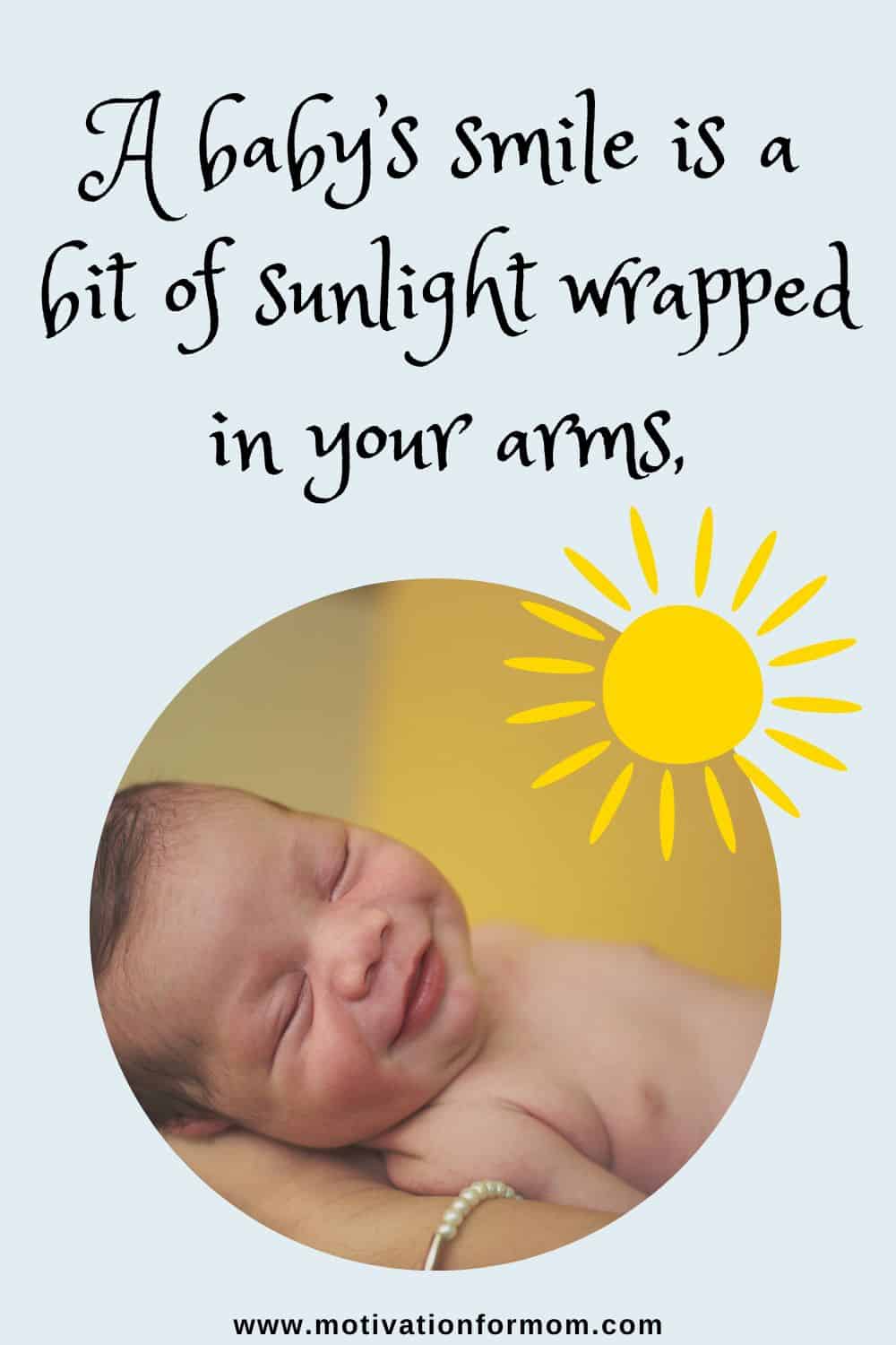 23 Sweetest Baby Smiling Quotes – Motivation for Mom