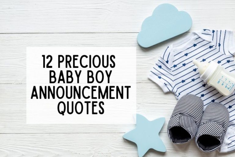 25 Precious Baby Boy Announcement Quotes – Motivation for Mom