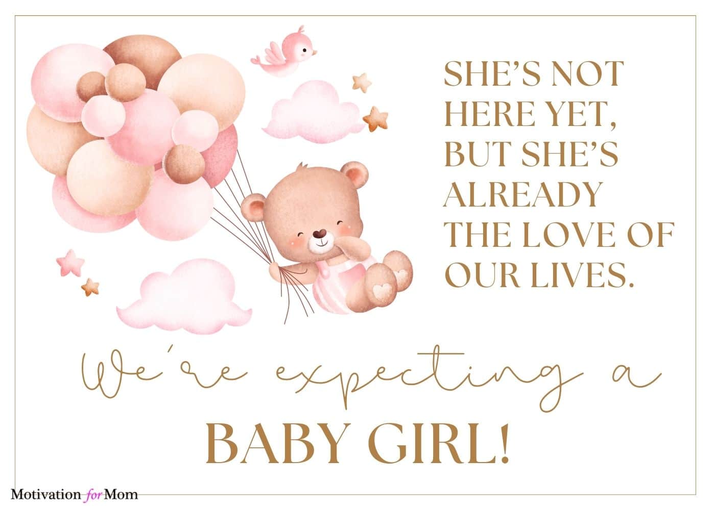 25 Sweetest Baby Girl Announcement Quotes to Share – Motivation for Mom