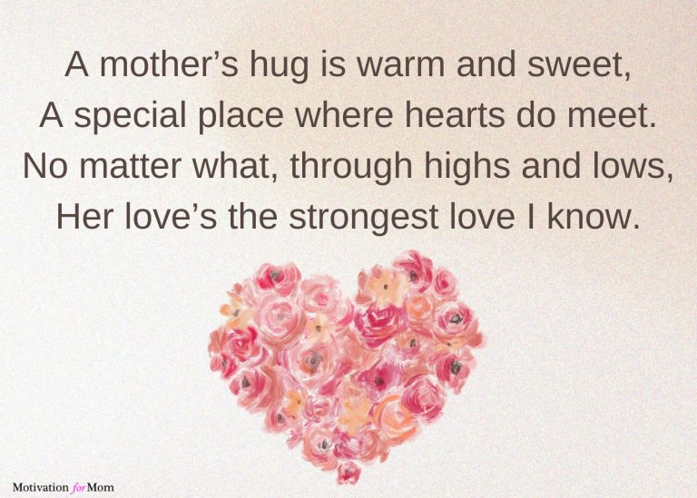 20 Beautiful Mother’s Day Poems to Share With Your Mom – Motivation for Mom
