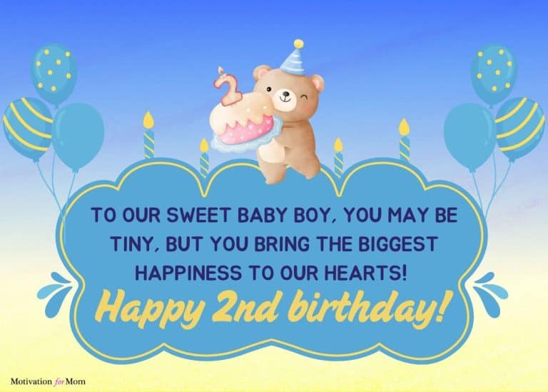 15 Charming 2nd Birthday Quotes for Baby Boy On His Special Day ...