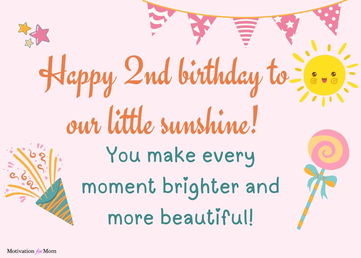 15 Sweetest 2nd Birthday Quotes for Baby Girl On Her Special Day ...