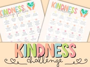 30 Day Kindness Challenge for Kids & Adults with a Printable Checklist ...